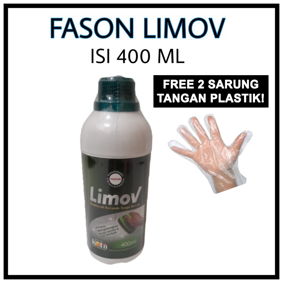 Jual Pembersih Semen & Cat FASON LIMOV 400 ml Pembersih Keramik ...