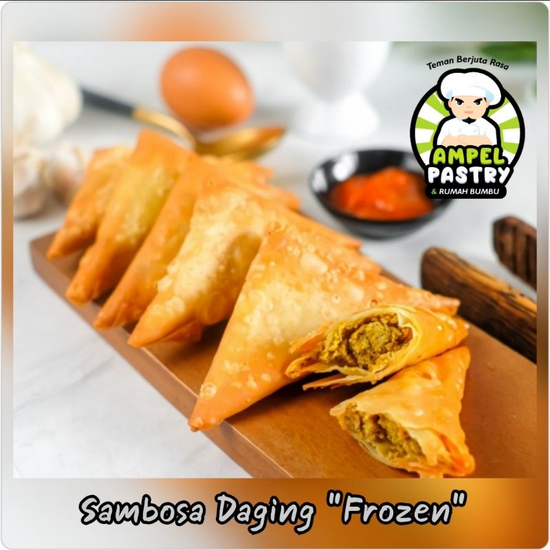 Jual Sambosa / Samosa Daging 'Frozen / Beku' KHUSUS GOJEK - GRAB ...