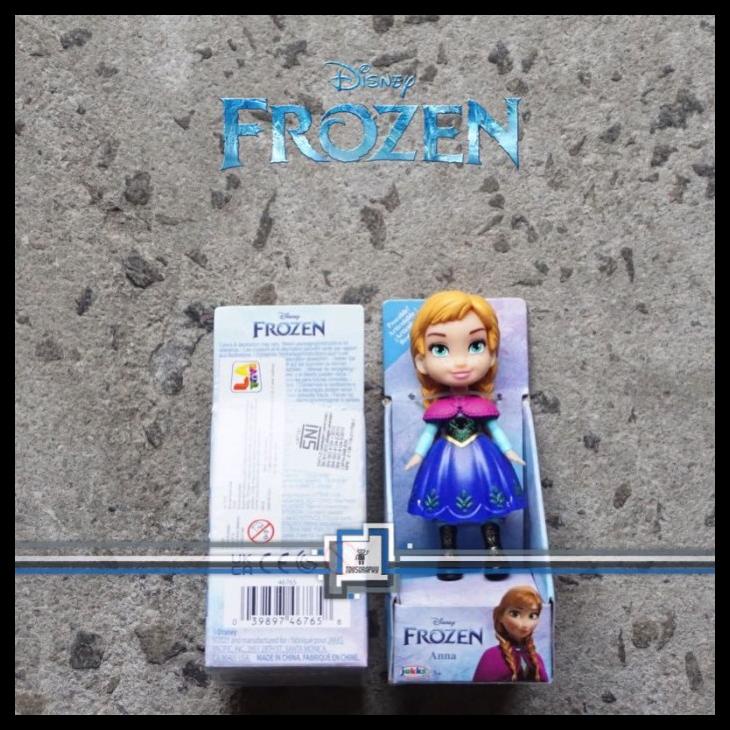 Jual Jakks Pacific Disney Frozen 1 Anna Mini Toddler Poseable Doll 3 ...