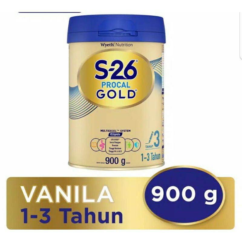 Jual S26 Procal Gold Tahap 3 900gr / S-26 Procal Gold Tahap 3 | Shopee ...