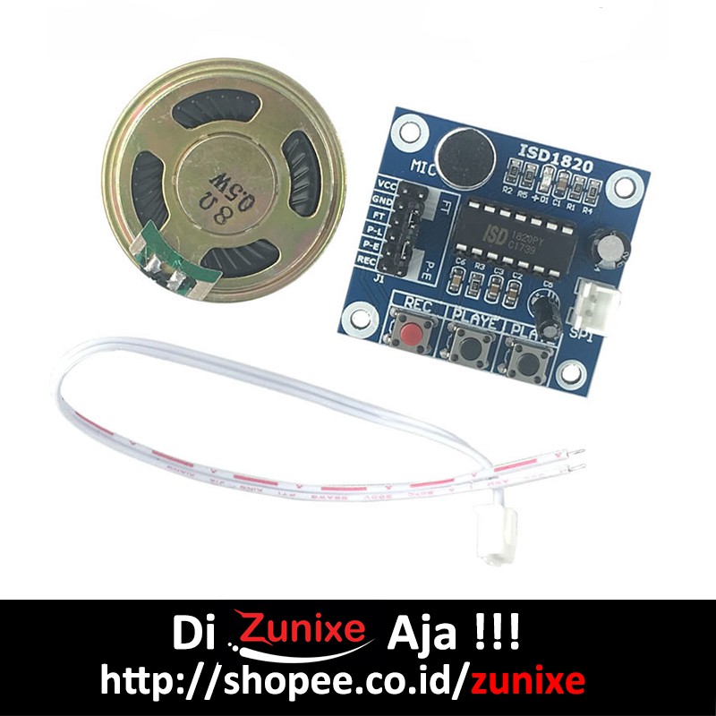 Jual ISD1820 MODUL PEREKAM PEMUTAR SUARA VOICE RECORDING RECORDER ...