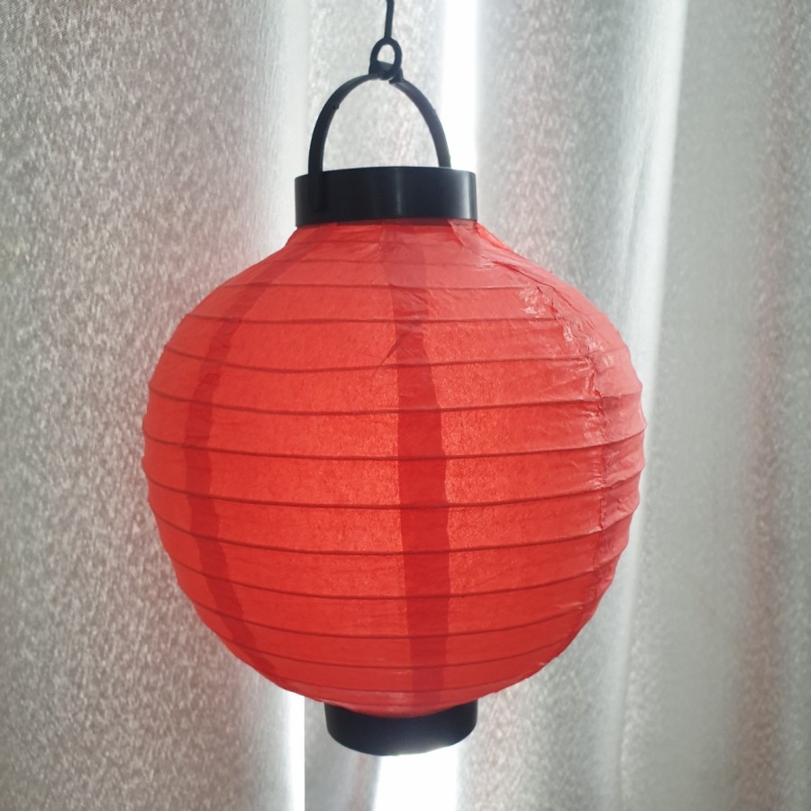 Jual Lampion Gantung Merah Hiasan Dekorasi Imlek LED Lampu | Shopee ...