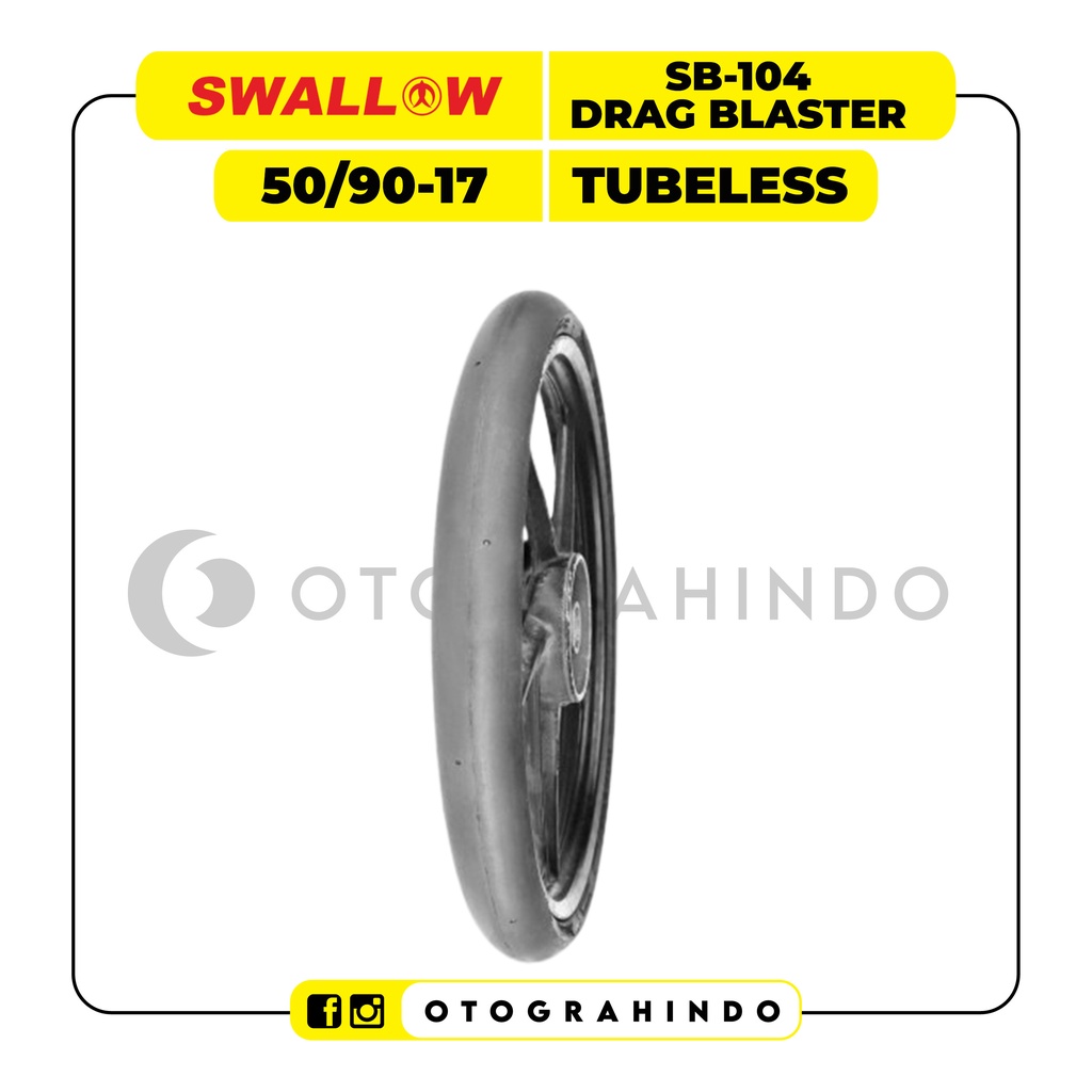 Jual Ban Motor Drag Swallow SB-104 Drag Blaster 50/90 Ring 17 Tubeless ...