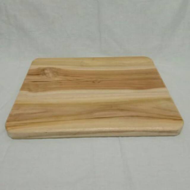 Jual Telenan Papan Alas Potong Kayu Jati Asli Ukuran Besar Sambungan ...