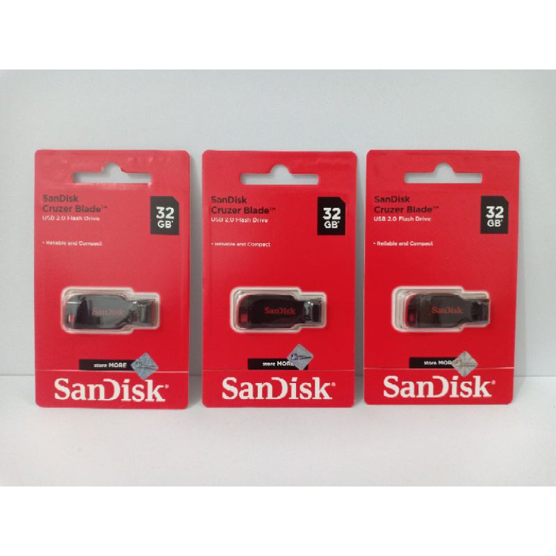 Jual FLASHDISK ORIGINAL SANDISK CZ50 USB2.0 8GB/16GB/32GB/64GB/128GB ...
