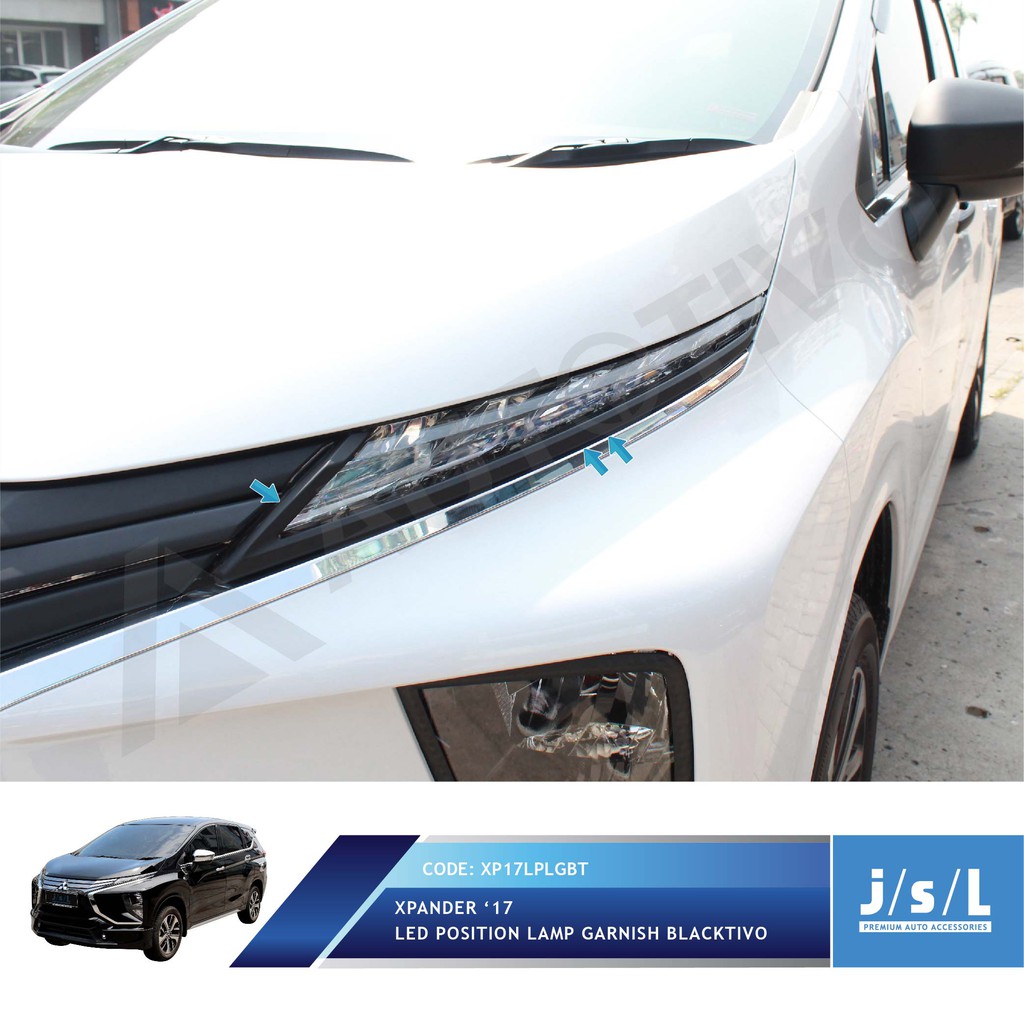 Jual JSL Led Position List Lis Cover Xpander Blacktivo Original ...
