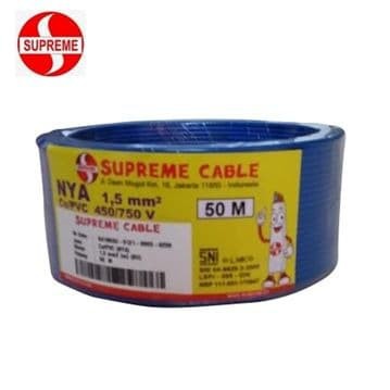 Jual Kabel NYA SUPREME 1x1.5 1.5MM 1,5 MM 50MTR 50 MTR SUPREME KAWAT TUNGGAL 50METER 50 METER ...