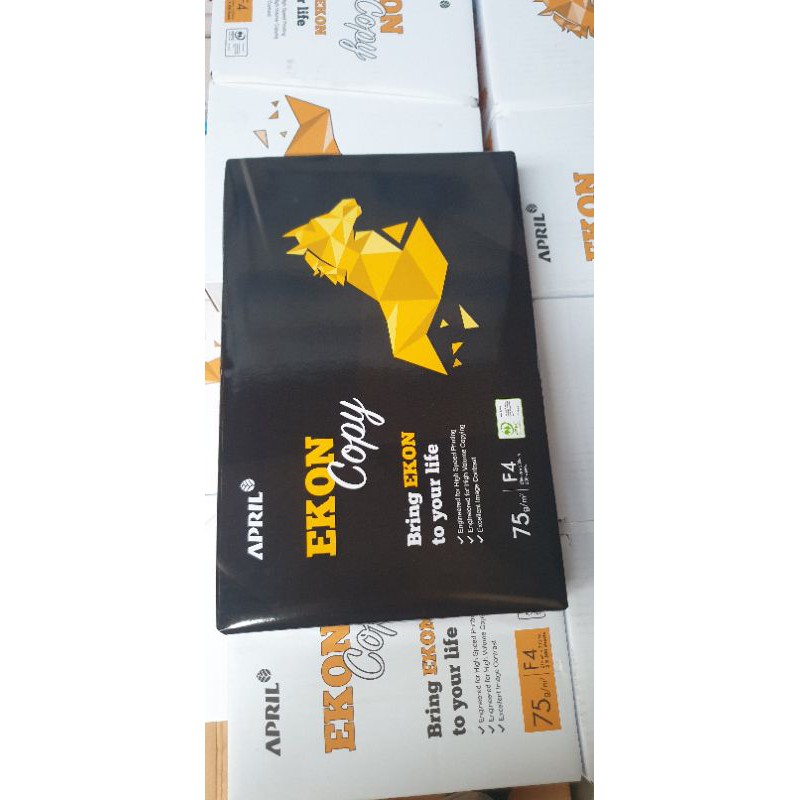Jual Kertas Hvs ekon copy 75 F4 1 Rim 500 Lembar | Shopee Indonesia
