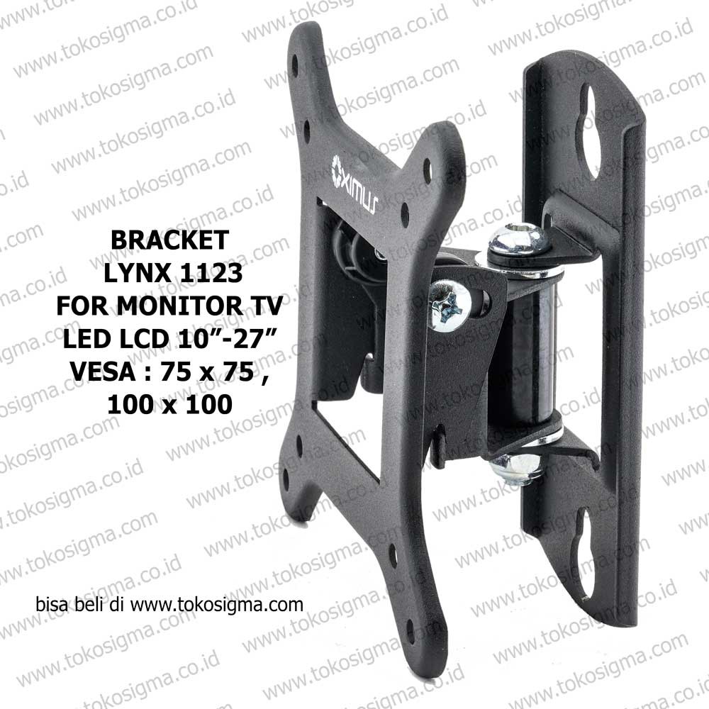 Jual WALL BRACKET MONITOR PC FLAT CURVE 10 - 27 INCH or TV LCD/LED LYNX ...