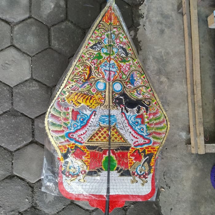 Jual KERAJINAN WAYANG KULIT GUNUNGAN UKURAN JUMBO 65x42 cm PAJANGAN ...