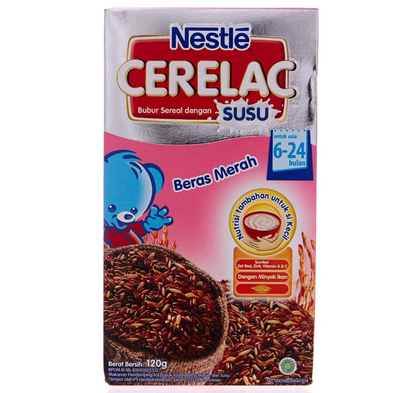 Jual Nestle Cerelac Susu Beras Merah 120G | Shopee Indonesia