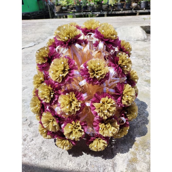 Jual (15pcs)bunga telur pompom/pokok telok/bunga telur/kembang telur ...