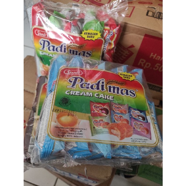 Jual BOLU PADI MAS CREAM CAKE ANEKA RASA ISI 10 PCS | Shopee Indonesia