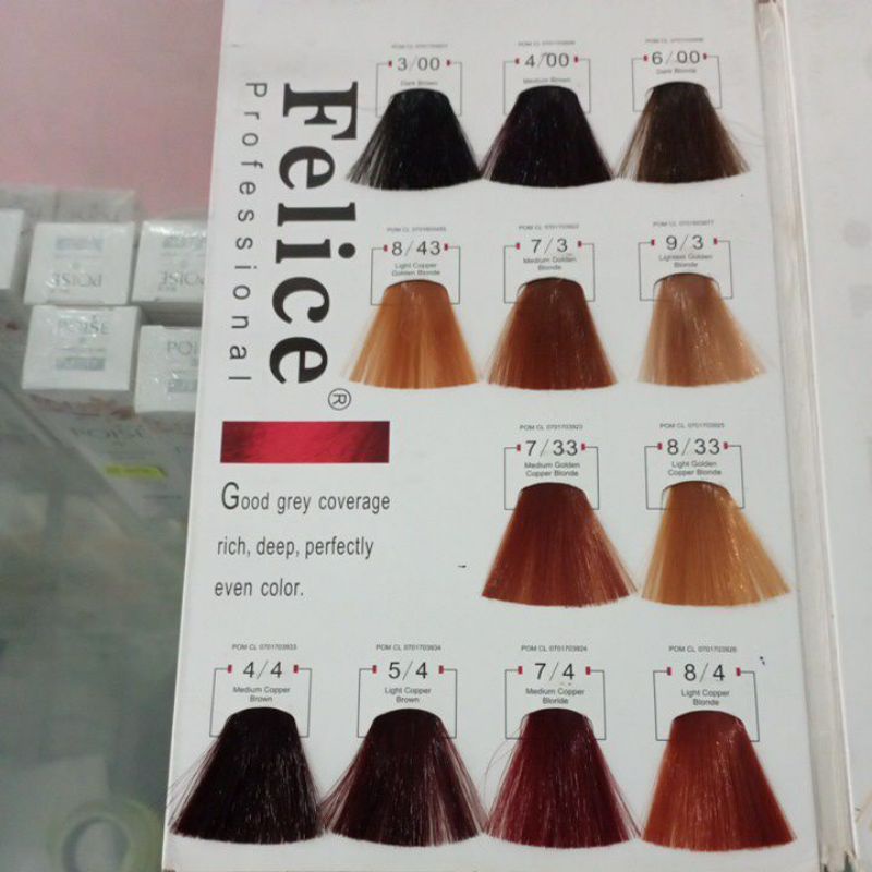 Jual Felice profesional hair colour/pewarna rambut/cat rambut | Shopee ...