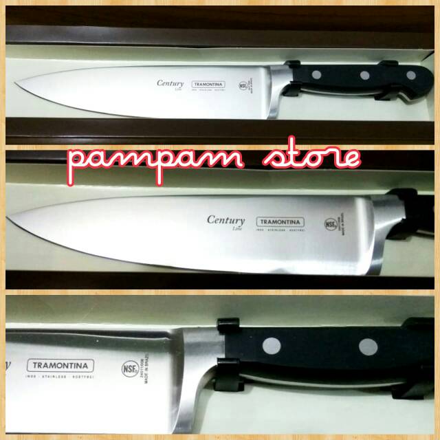 Jual PISAU MASTER CHEF PROFESIONAL 8 INCI TRAMONTINA SERI CENTURY ...