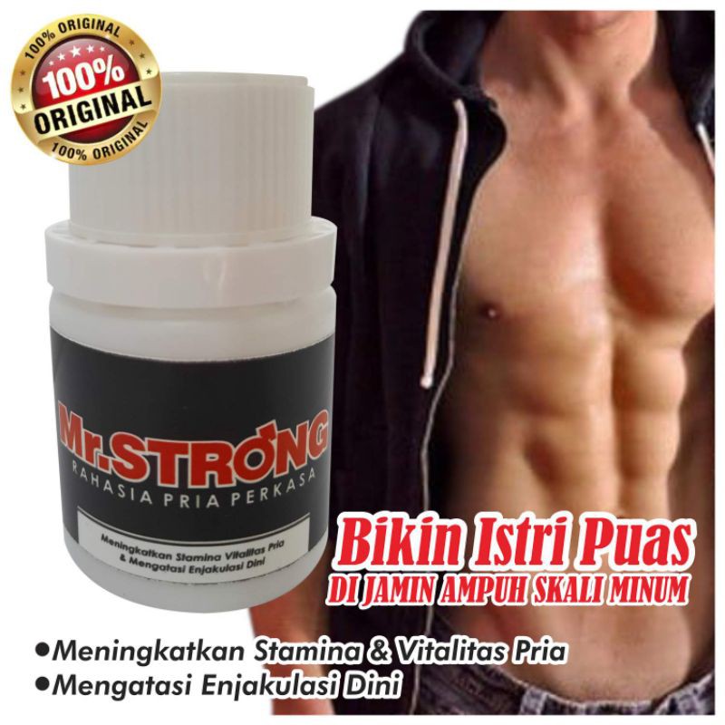 Jual Obat Kuat Mr Strong Penambah Stamina Pria Lelaki Perkasa Jantan ...