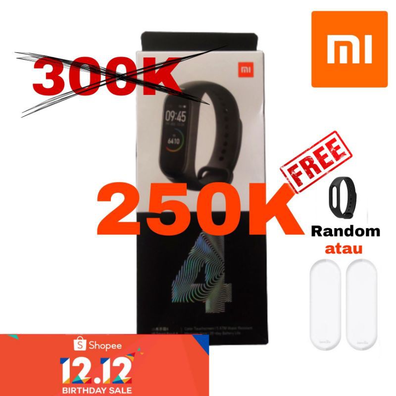 Jual Mi Band 4 Multi Langue Amoled Display with Water Resistance Smart AI and Long Life Batery ...