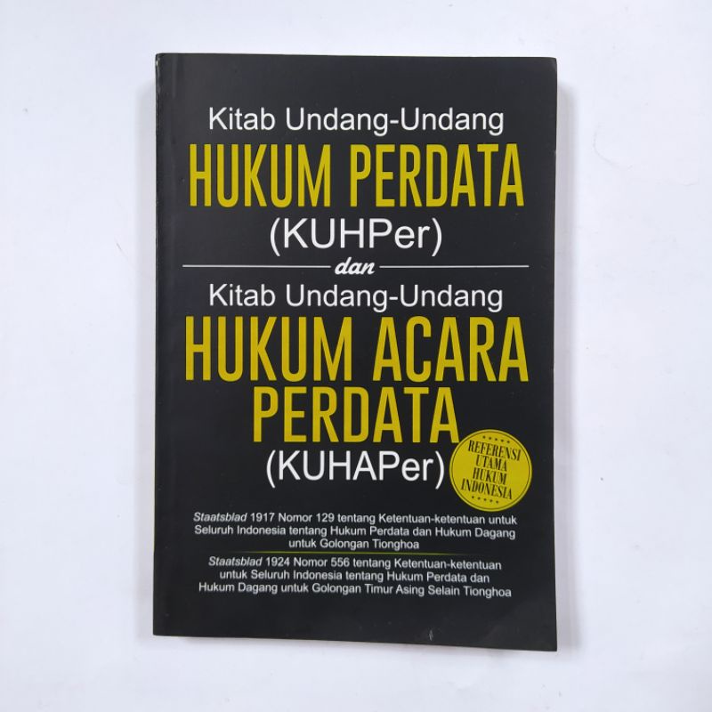 Jual Kitab Undang-undang Hukum Perdata (KUHPer) dan Hukum Acara Perdata ...