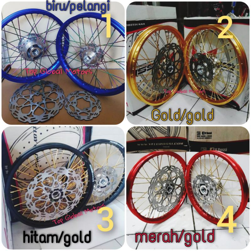 Jual Velg Rossi Satria Fu Paketan Depan Belakang | Shopee Indonesia