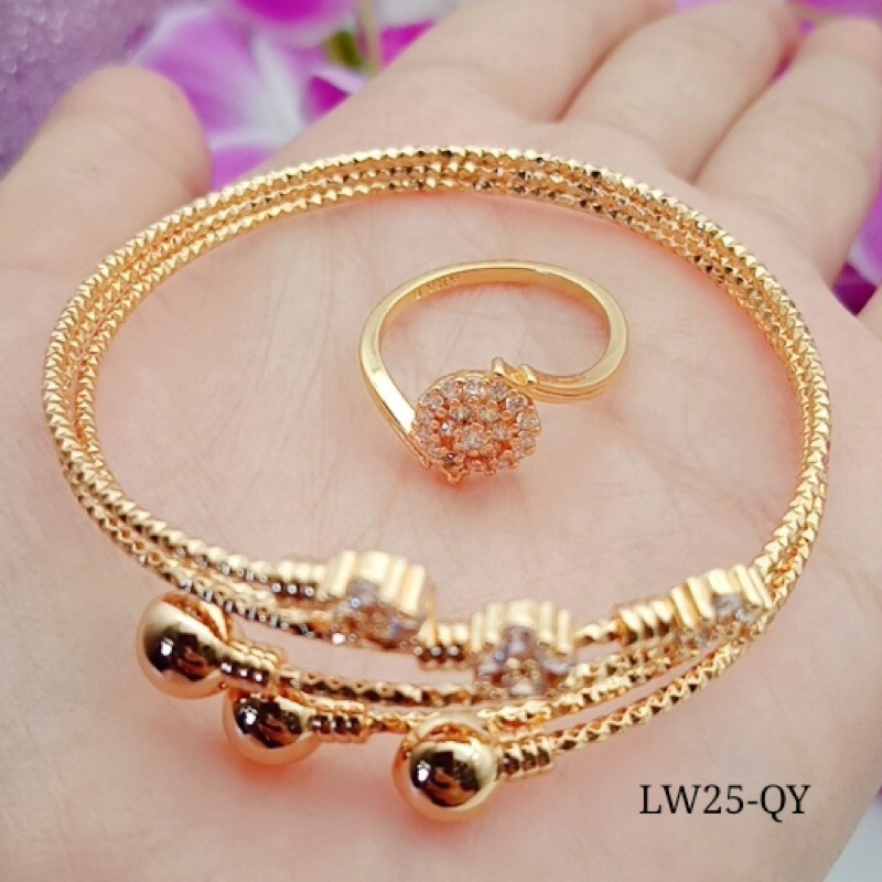 Jual perhiasan wanita set xuping lapis mas 24k impor termurah star+ | Shopee Indonesia