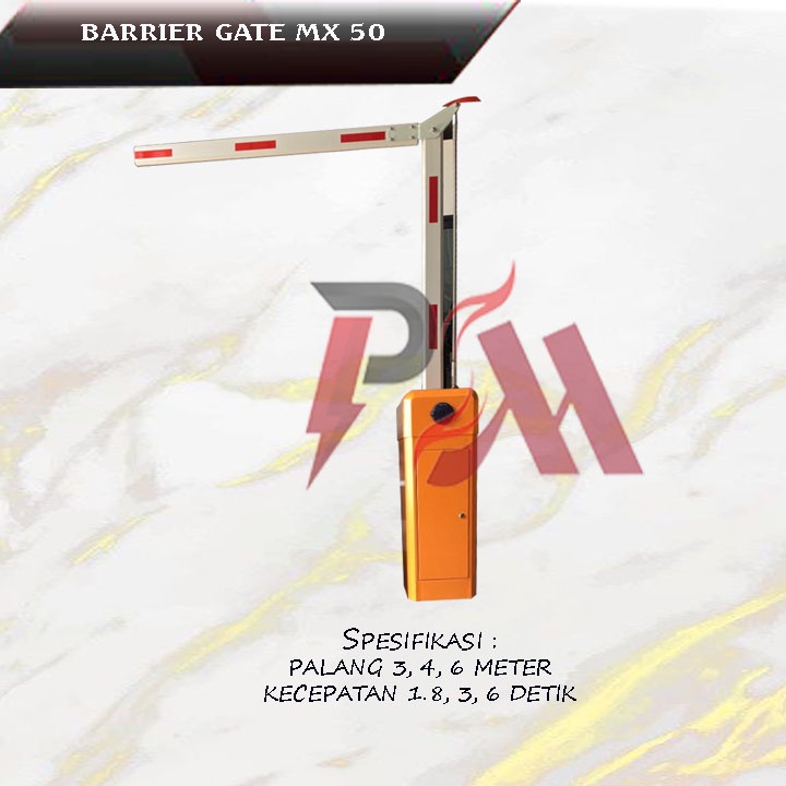 Jual Barrier Gate Mx 50 Mesin Pintu Parkir Palang Otomatis 3 4 6 Meter 