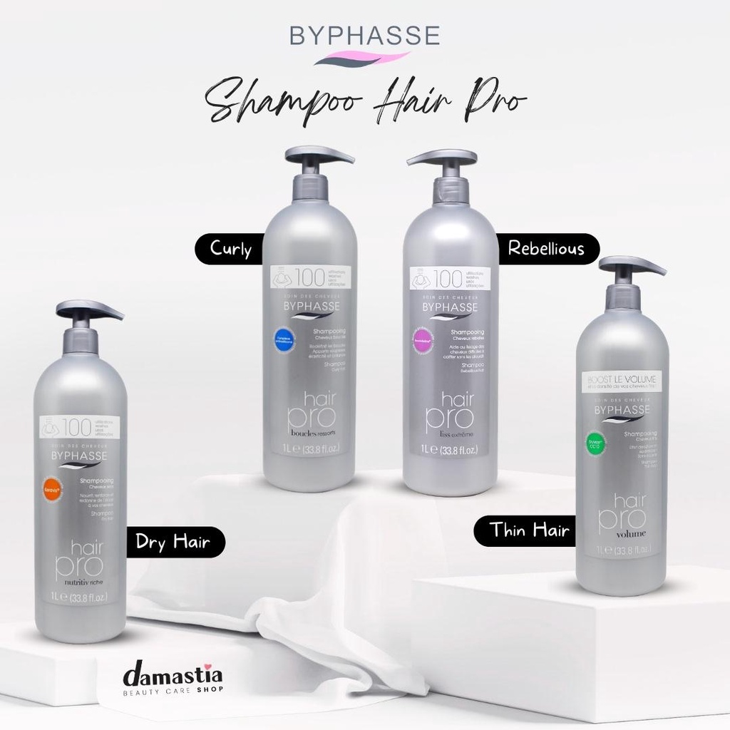 Jual BYPHASSE Hair Pro Shampoo | Dry Curly Thin Liss Extreme Hair ...