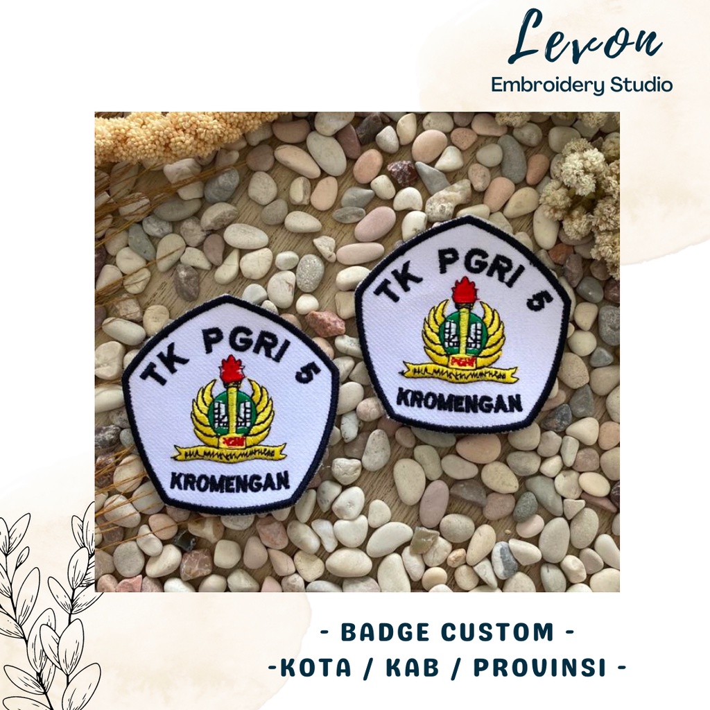 Jual Patch / Badge / Bet / Emblem Logo Custom | Shopee Indonesia