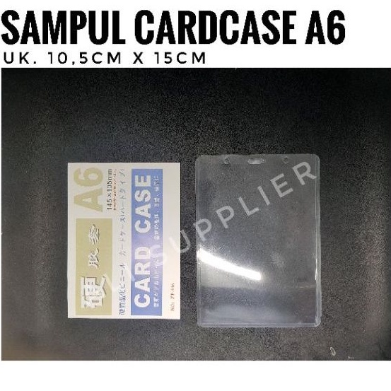Jual CARDCASE A6 / CARD CASE A6 / SAMPUL KERTAS A6 / PLASTIK SAMPUL A6 ...