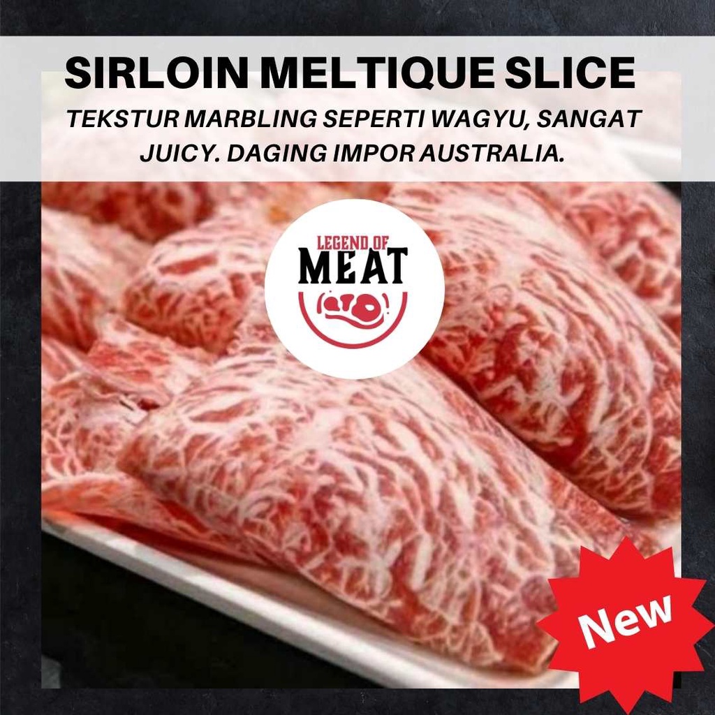 Jual Australian AUS Beef Sirloin Slice Meltik / Meltique Wagyu - 250 ...