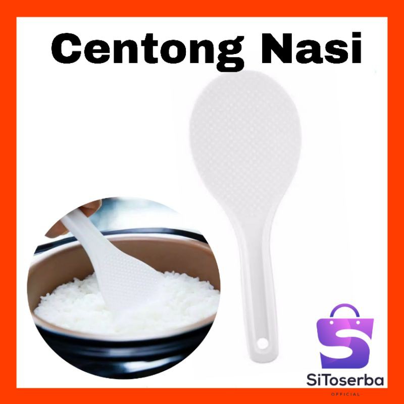 Jual CENTONG / ENTONG NASI PUTIH - ALAT PENGAMBIL NASI - CENTONG ...