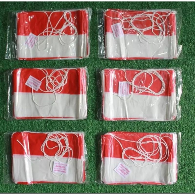 Jual Bendera plastik renteng merah putih umbul umbul isi 1000 pcs / 10 pack | Shopee Indonesia