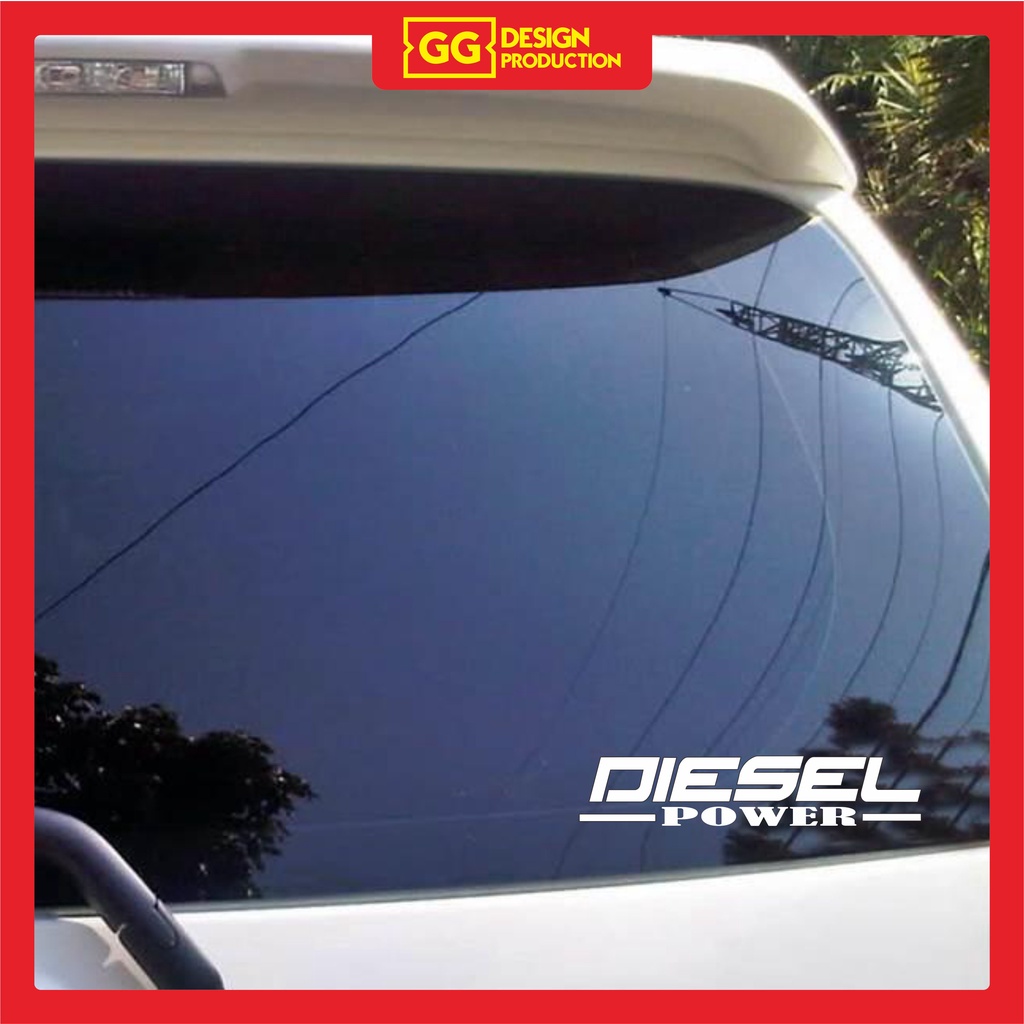 Jual STICKER STIKER DIESEL POWER | STIKER DIESEL POWER | STIKER KACA ...