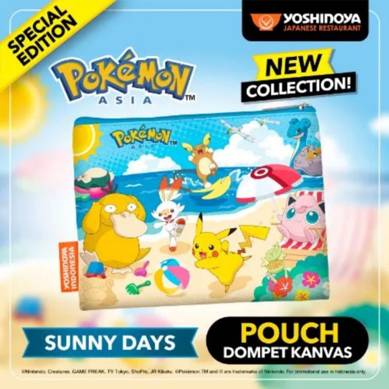 Jual YOSHINOYA INDONESIA OFFICIAL POKEMON ASIA MERCHANDISE FRIDE MAGNET ...