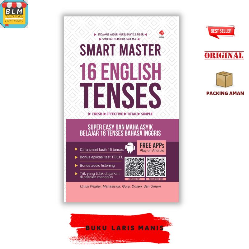Jual BUKU SMART MASTER 16 ENGLISH TENSES | Shopee Indonesia