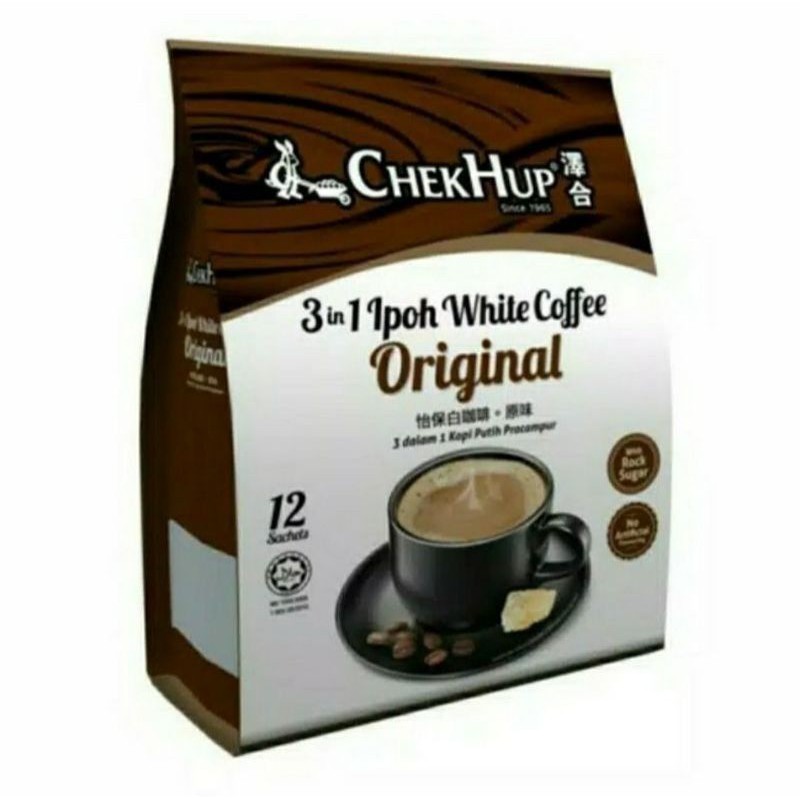Jual CHEK HUP 3 in 1 Ipoh White Coffee Original - 1 Sachet (40 gr ...