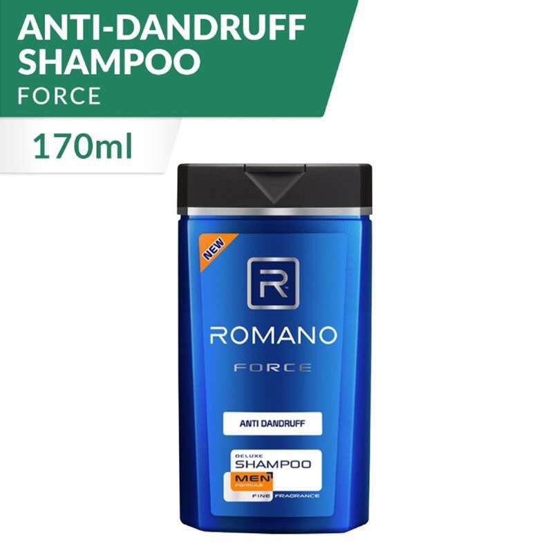 Jual ROMANO MEN Shampoo Force Anti Dandruff 170ml | Shopee Indonesia