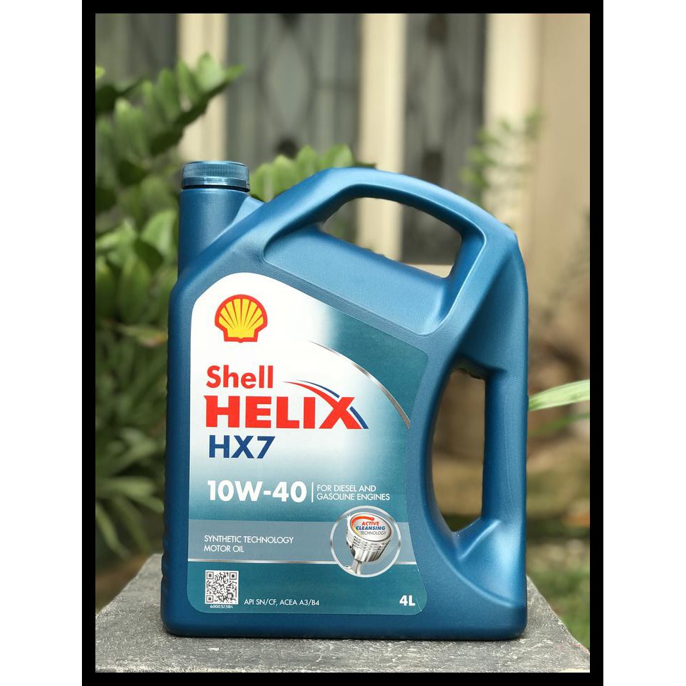 Jual SPECIAL!! oli shell helix hx7 sae 10w-40 galon 4 liter | Shopee ...
