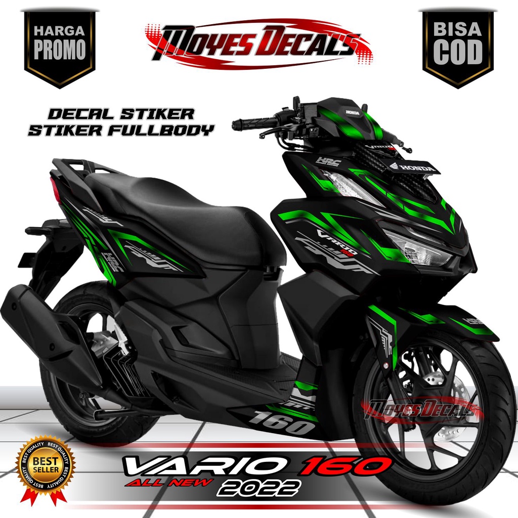 Jual COD Stiker Decal Stiker Vario 160 Motiff/Petronas Putih full body ...