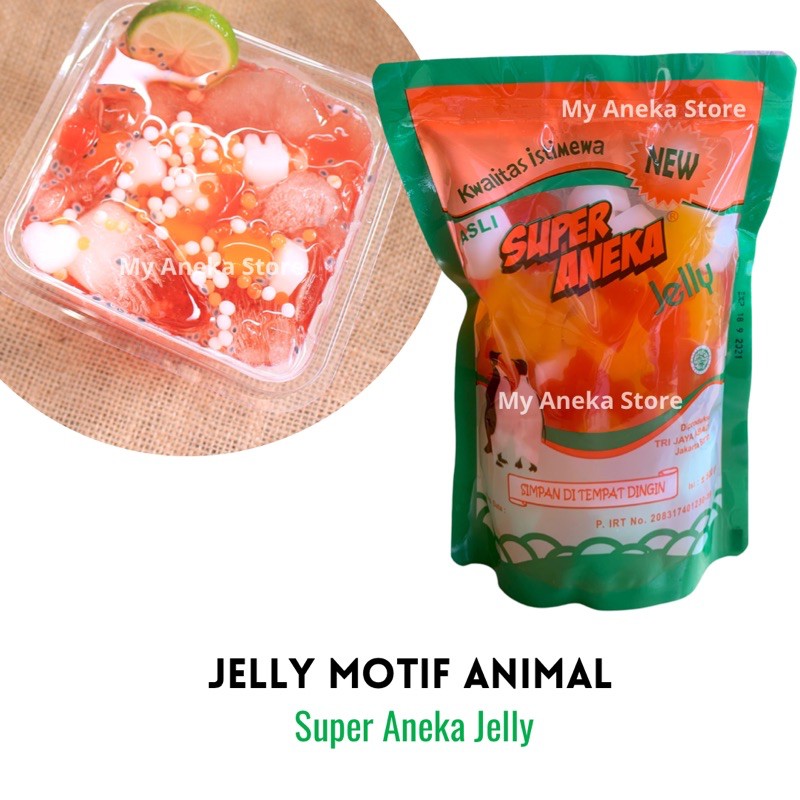 Jual jelly motif animal "super aneka jelly" | Shopee Indonesia
