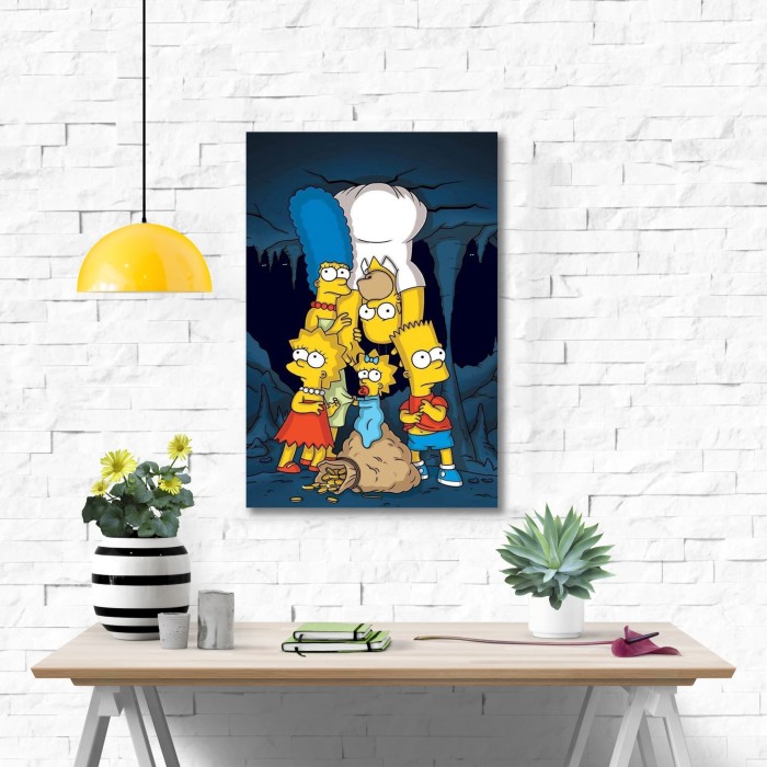 Jual POSTER KAYU PAJANGAN DINDING HIASAN KAMAR RUMAH - THE SIMPSONS ...