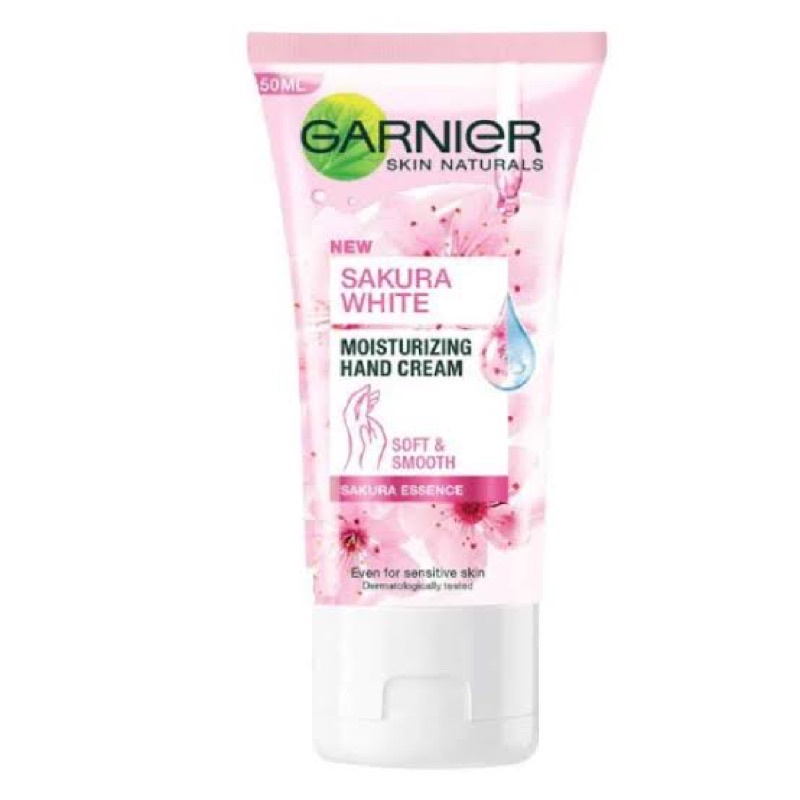 Jual Garnier Sakura Glow Moisturizing Hand Cream & Hand Senitizer ...