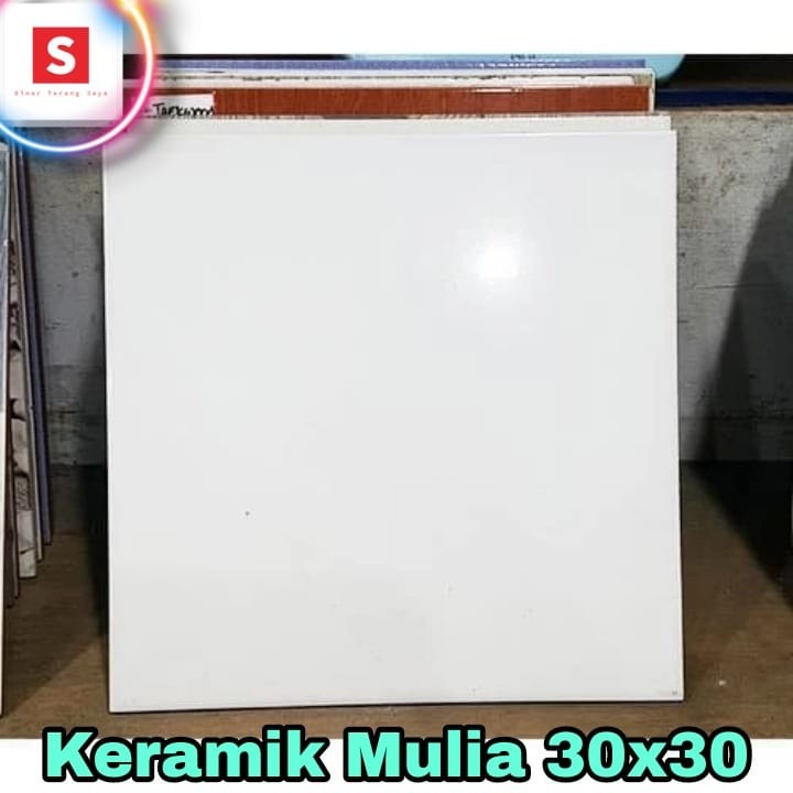 Jual Keramik Lantai 30 x 30 Putih Mulia | Shopee Indonesia