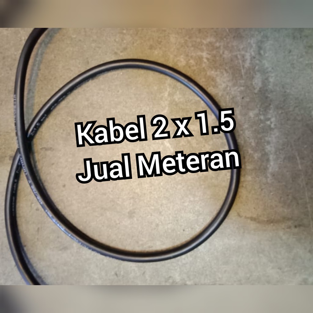 Jual Kabel cable serabut 2x1.5mm meteran per meter - tipe NYYHY ...