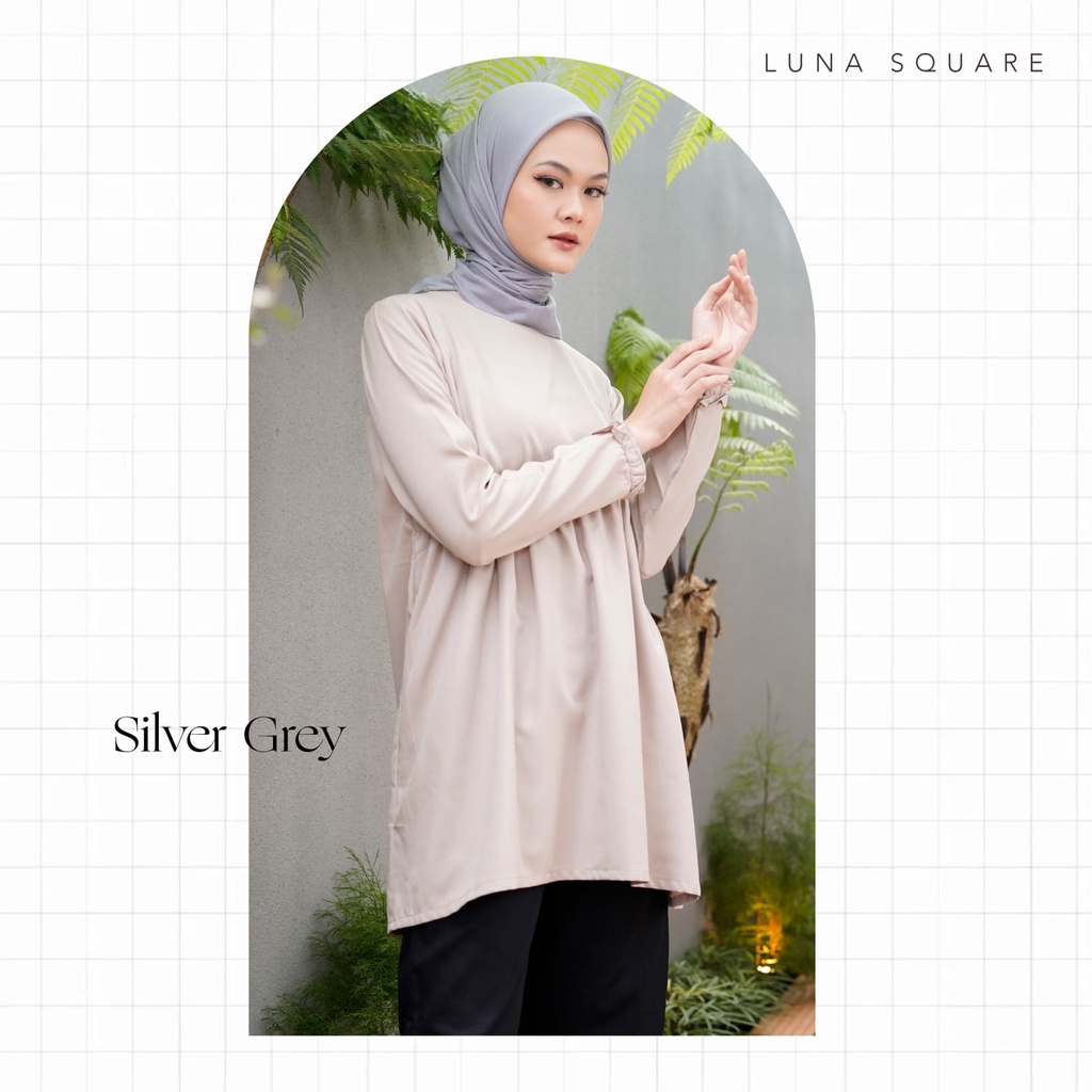 Jual Mallow Luna Square Hijab Segiempat Cotton Paris | Shopee Indonesia