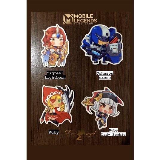 Jual Sticker Mobile Legends TANK | MLBB Johnson Ruby Tigreal | Shopee ...
