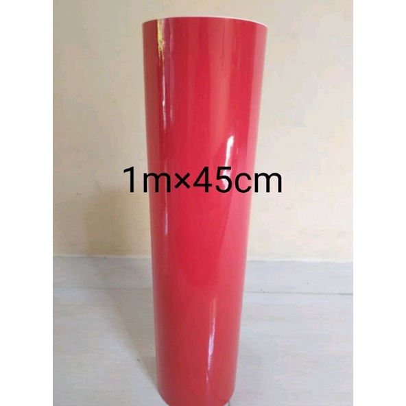 Jual stiker skotlet motor merah glossy permeter | Shopee Indonesia