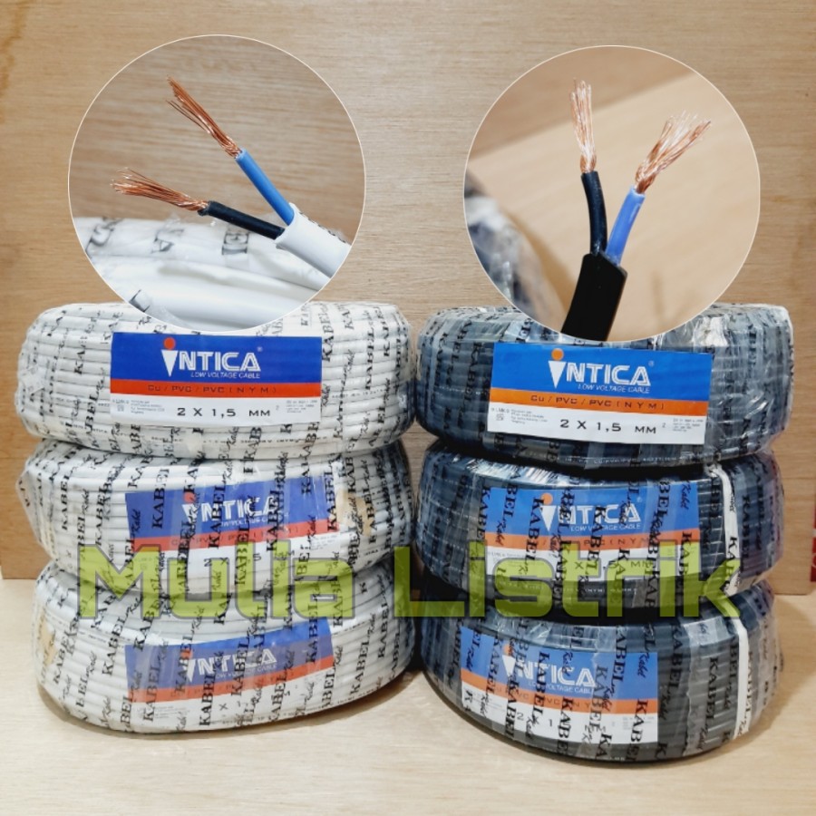 Jual Kabel listrik SNI NYM HYO 2x1,5 serabut tembaga asli PER ROLL | Shopee Indonesia