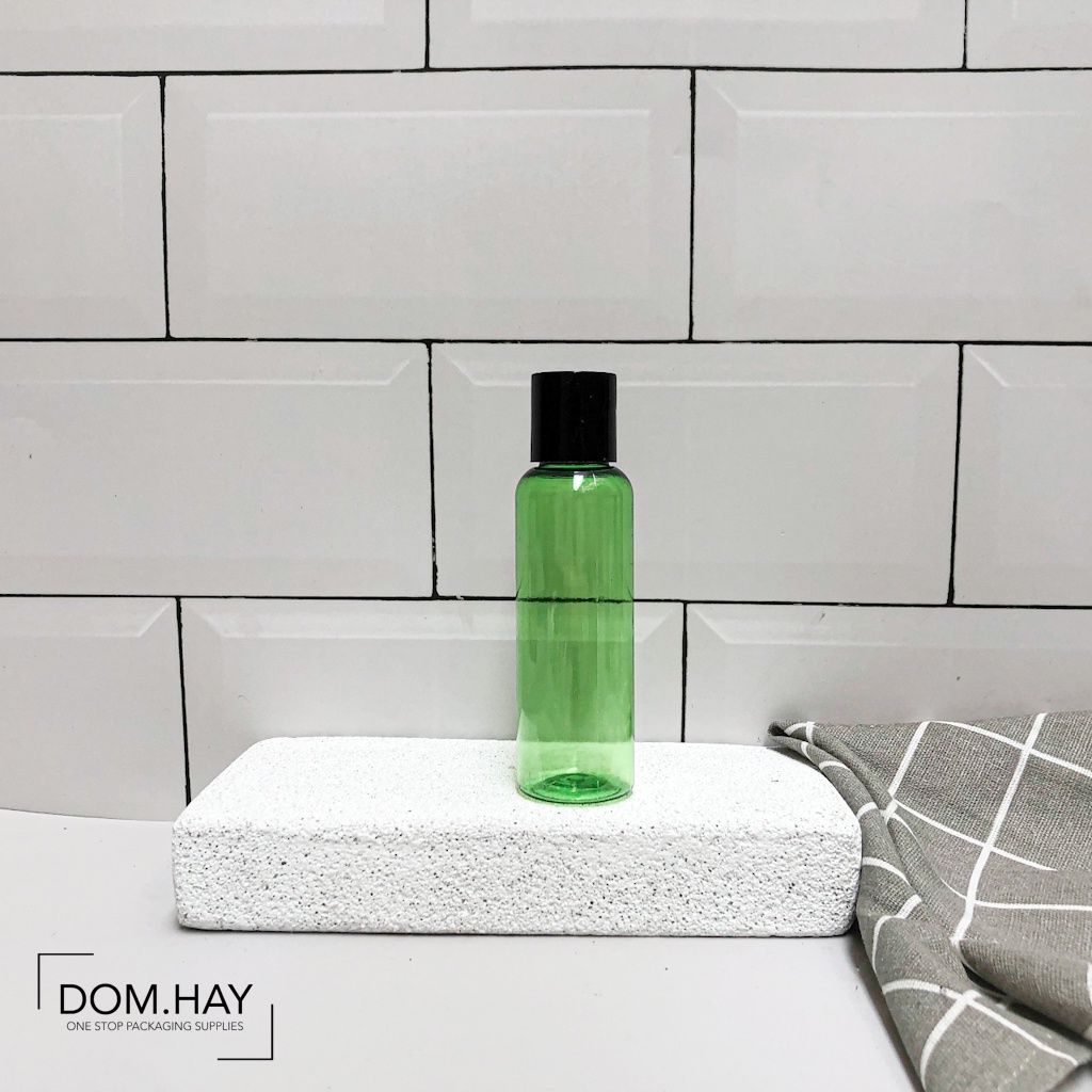 Jual Botol Presstop Hitam 100ml Plastik PET Lotion Handsoap Hand ...