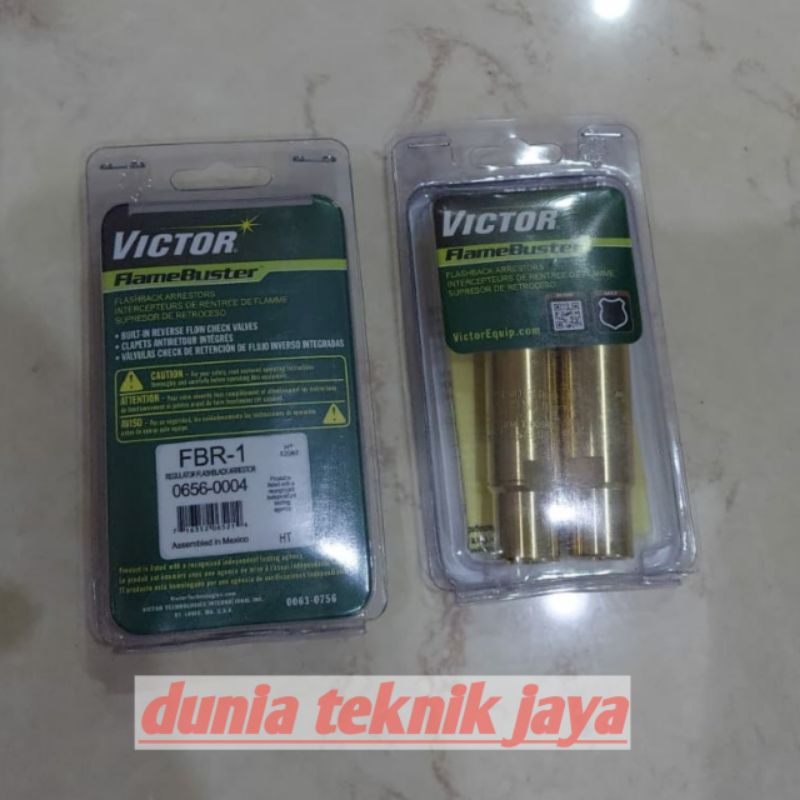 Jual Flasback arrestor flashback regulator FBR-1 FBR1 Merk Victor 0656 ...