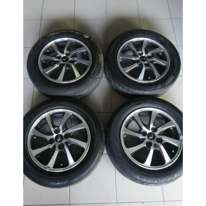 Jual Velg Racing 2nd + Ban R14 Ex Daihatsu Sigra | Shopee Indonesia